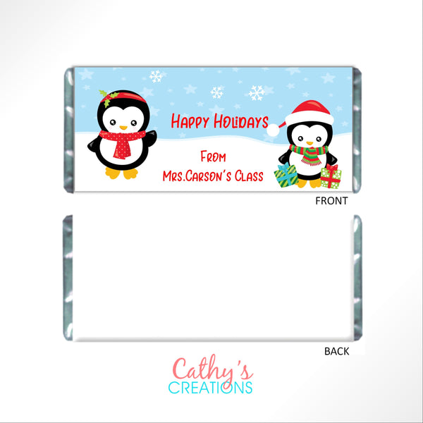 Penguin Candy Bar Wrapper | Party Favors | Cathy's Creations– Cathy ...